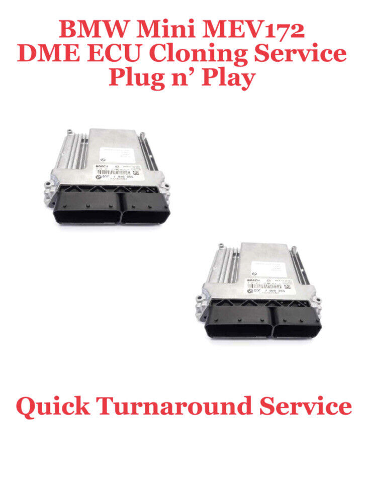 Mini Cooper DME ECU Basic Cloning Service - BMW Bosch MEV172 Plug and — Apex ECU Programming and ...