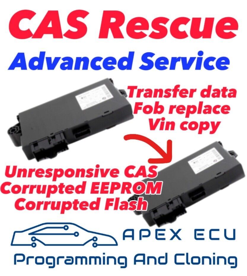 BMW MINI CAR ACCESS SYSTEM CAS 3+ IMMOBILIZER MODULE ADVANCED RESCUE R ...
