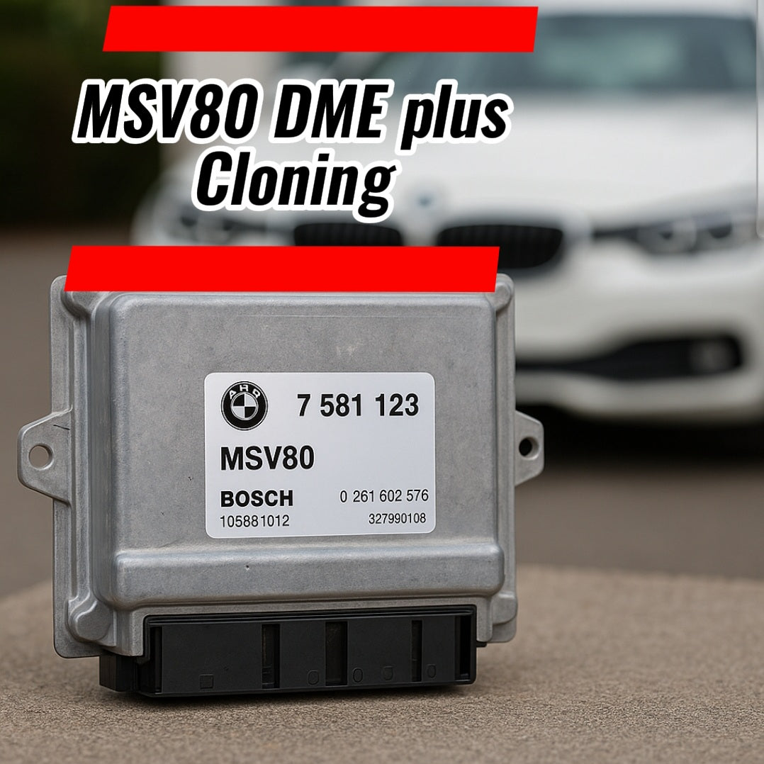 MSV80 DME plus Basic Cloning- 7581123 — Apex ECU Programming and Cloning